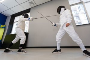 Esgrima movimientos: postura y desplazamiento | Run On World